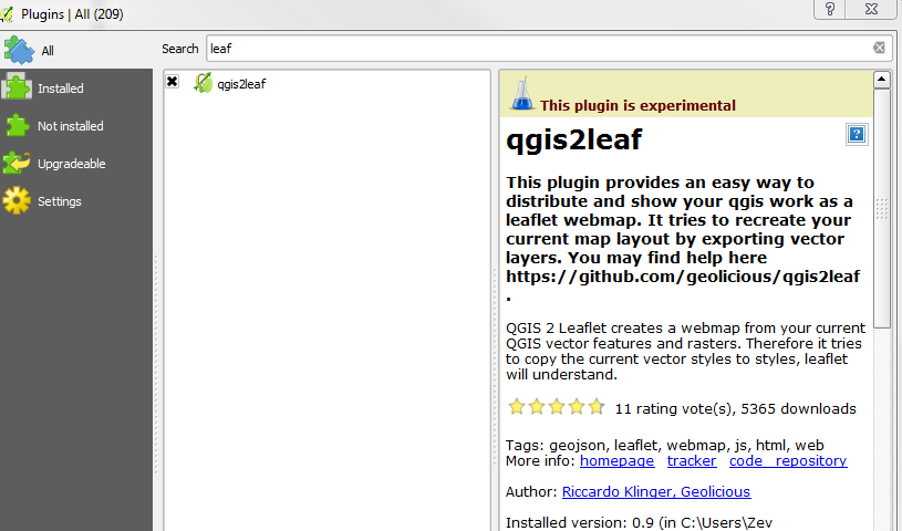 It Is Incredibly Easy To Create A Leaflet Map Using Qgis Technical Tidbits From Spatial 0724