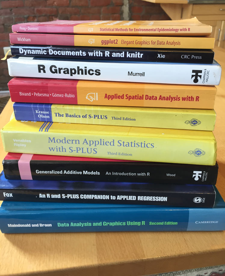 Some Favorite Books On R And S Plus Technical Tidbits From Spatial Analysis And Data Science