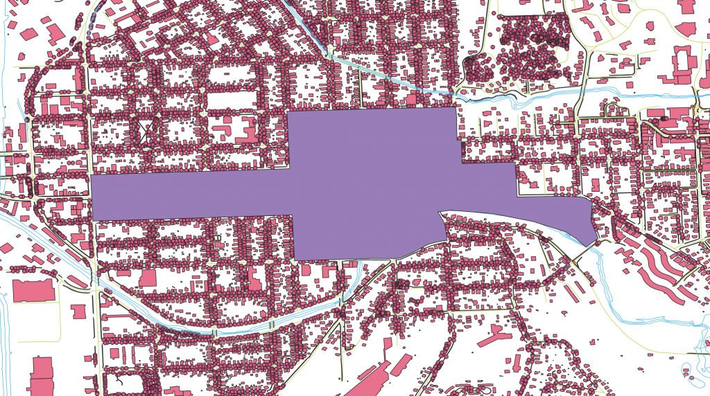 Create a stylized map of a real city using QGIS and Illustrator ...